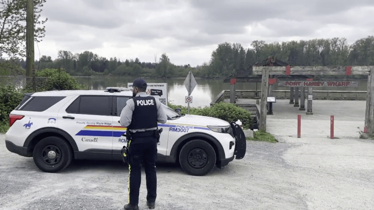Recovery mission at Port Haney Wharf after man reportedly falls in water