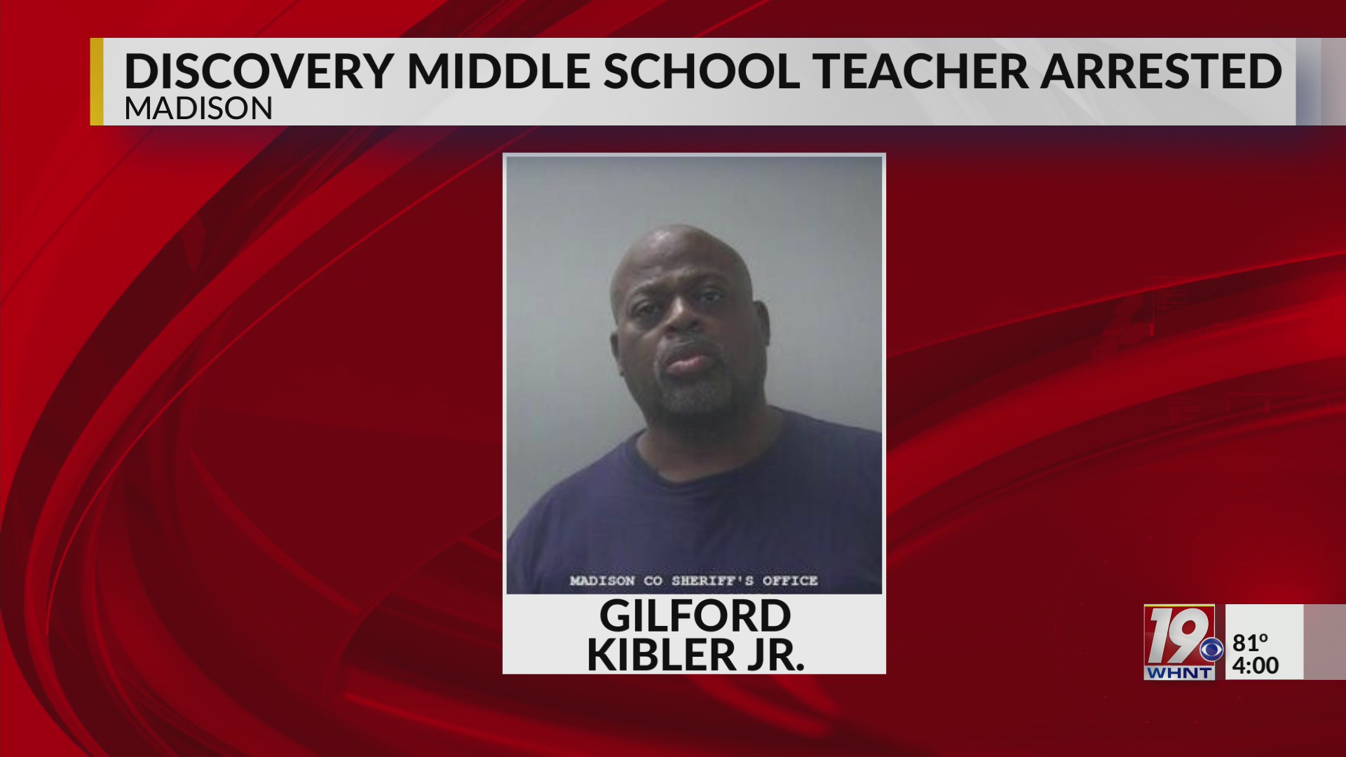Discovery Middle School teacher arrested | April 27, 2026 | News 19 at ...