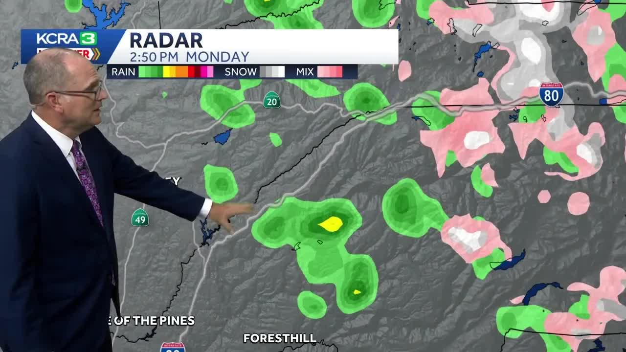 NorCal forecast: Scattered mountain showers Tuesday