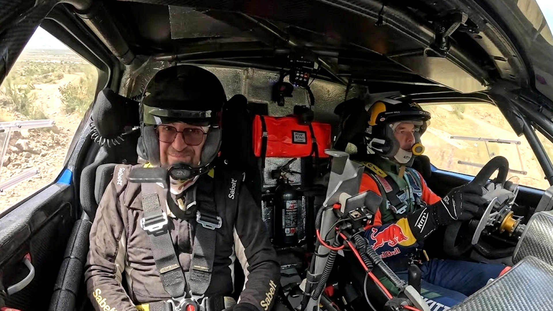 A scary off road experience with a professional driver