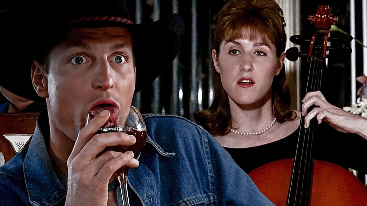 Woody Harrelson flirts with the violinist | The Cowboy Way