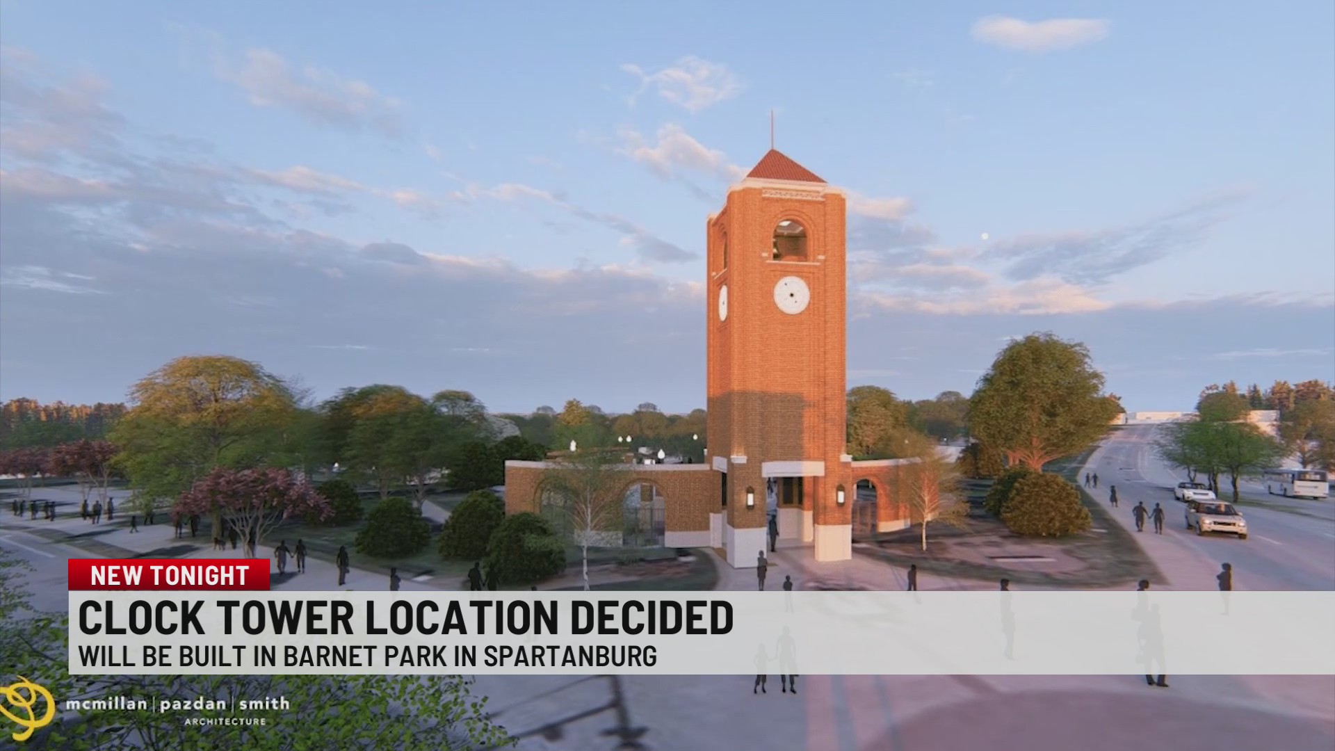 City council selects new location for Spartanburg clock tower