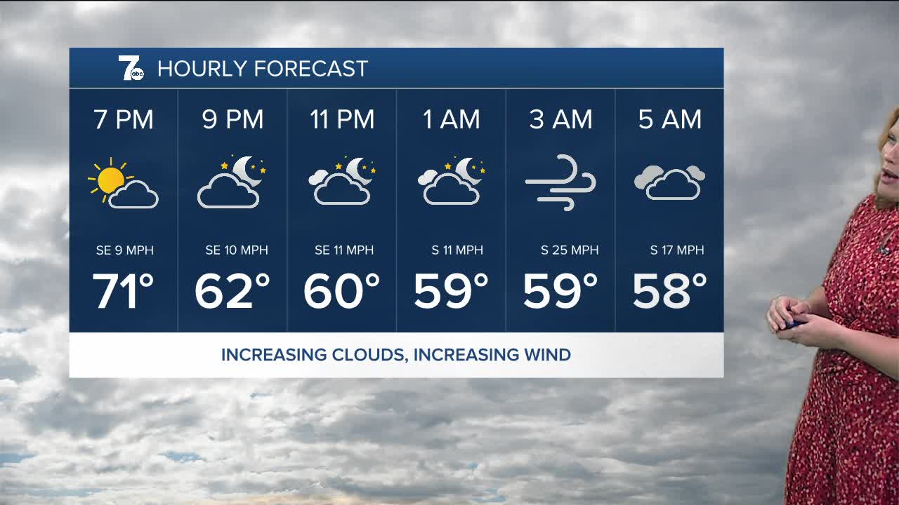 7 weather forecast, 6pm Monday, April 27