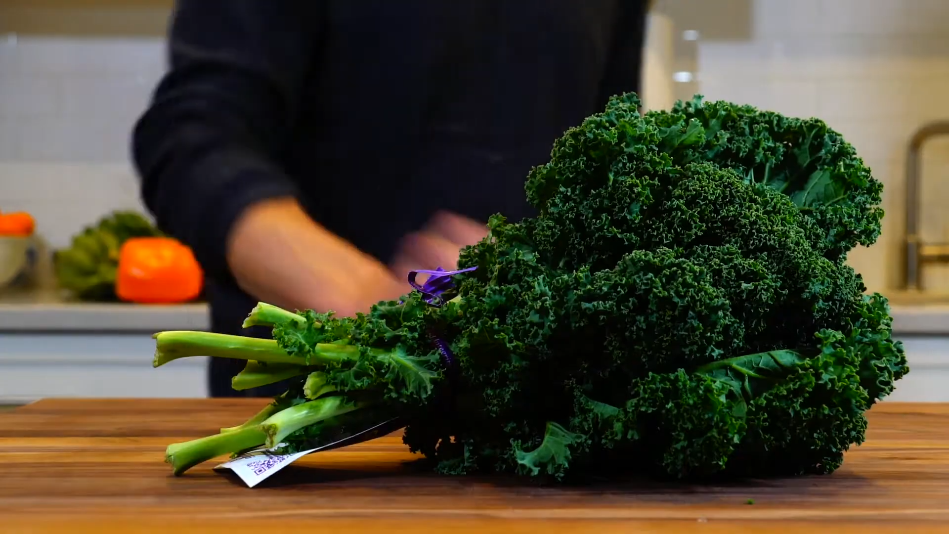 How to prepare kale for salads