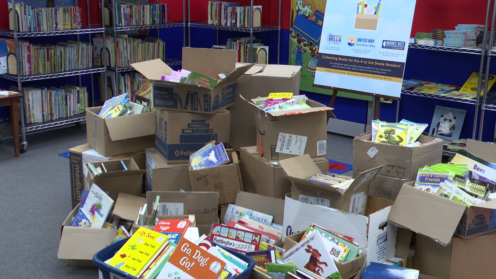 Book drive for Rockford-area kids crushes goal, community donates ...