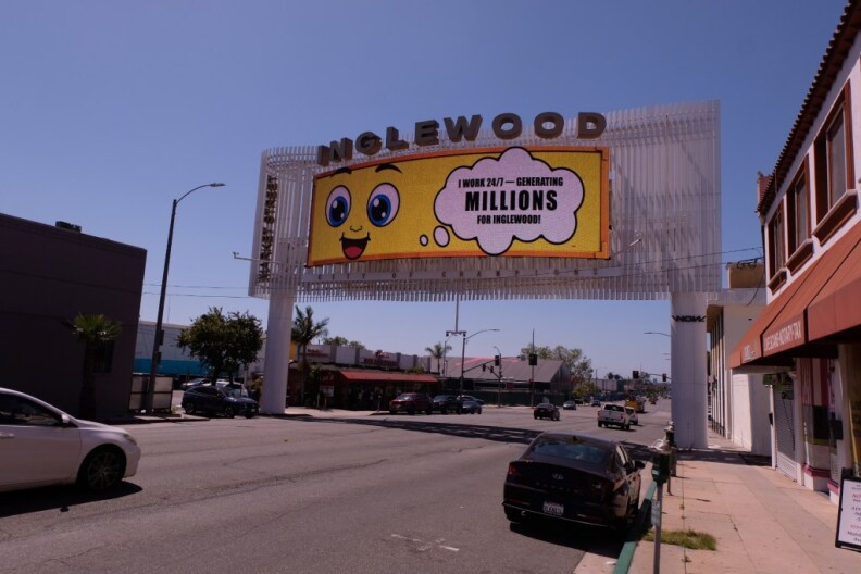 Inglewood’s flashy digital billboards could hit the ballot this fall