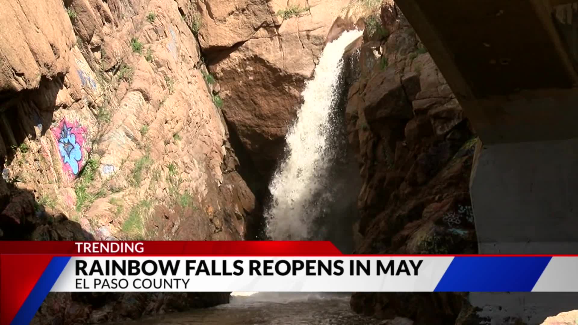 Rainbow Falls to reopen after rockfall