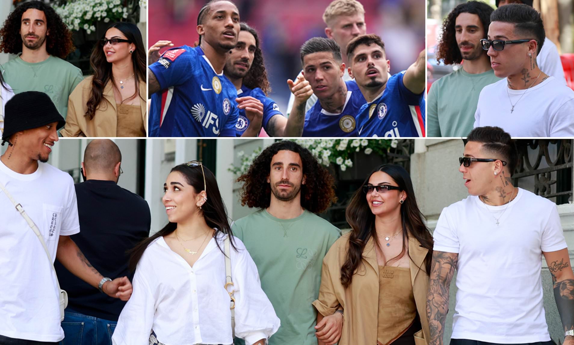 Enzo Fernandez spotted in Madrid with Chelsea team-mates - a month ...