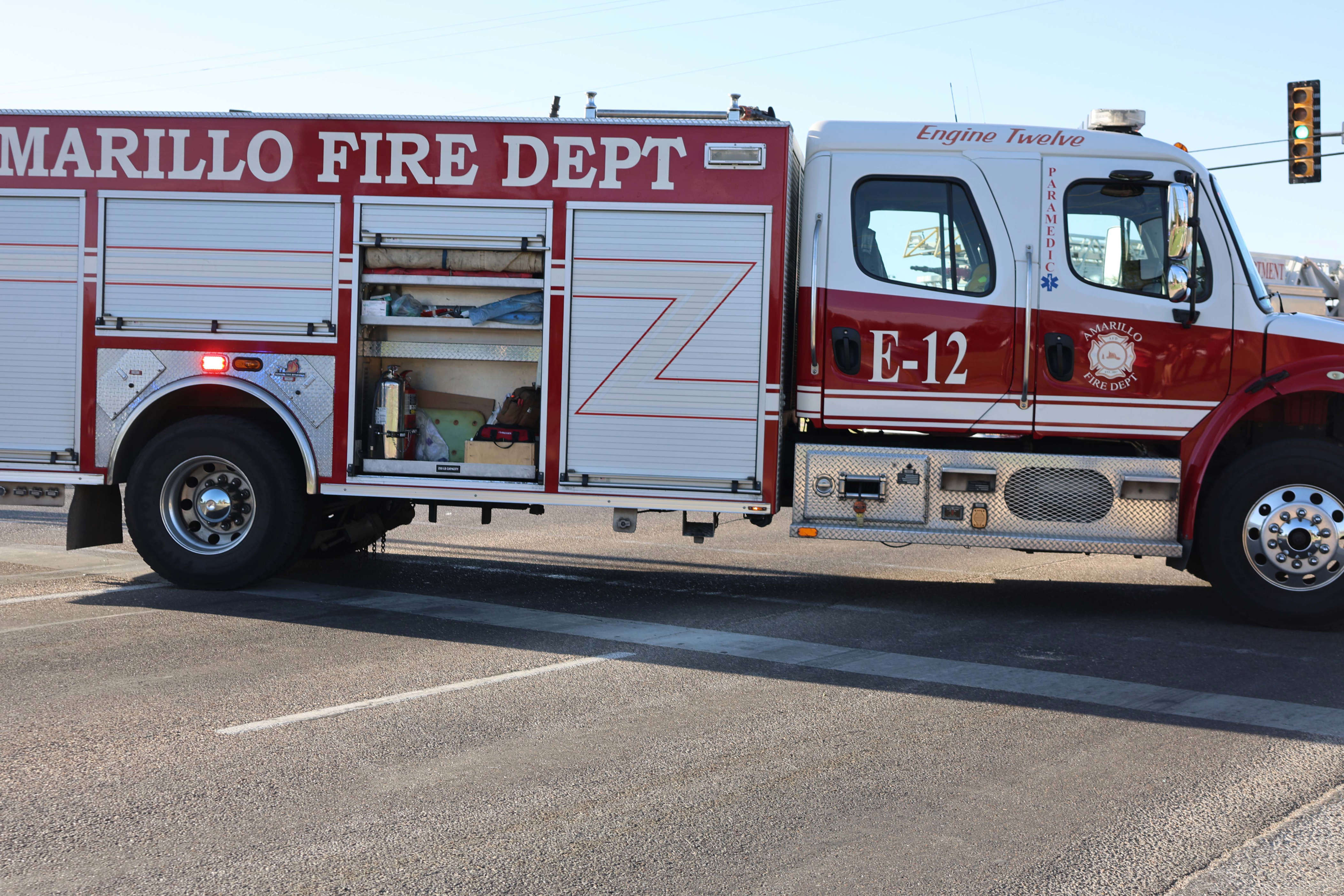 Crews working grass fire in north Amarillo that prompted evacuations