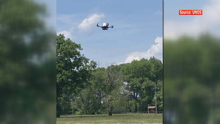 NASA Langley Research Center and UNOS test drones for organ delivery