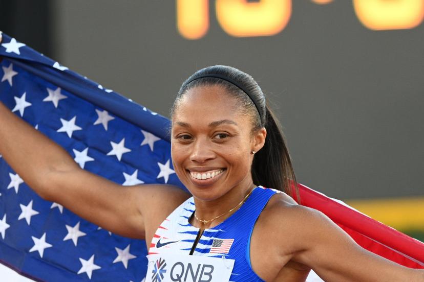 Onze fois médaillée olympique, Allyson Felix sort de sa retraite et ...