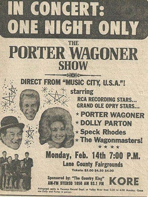 Dolly Parton, action films and poetry this week in Eugene