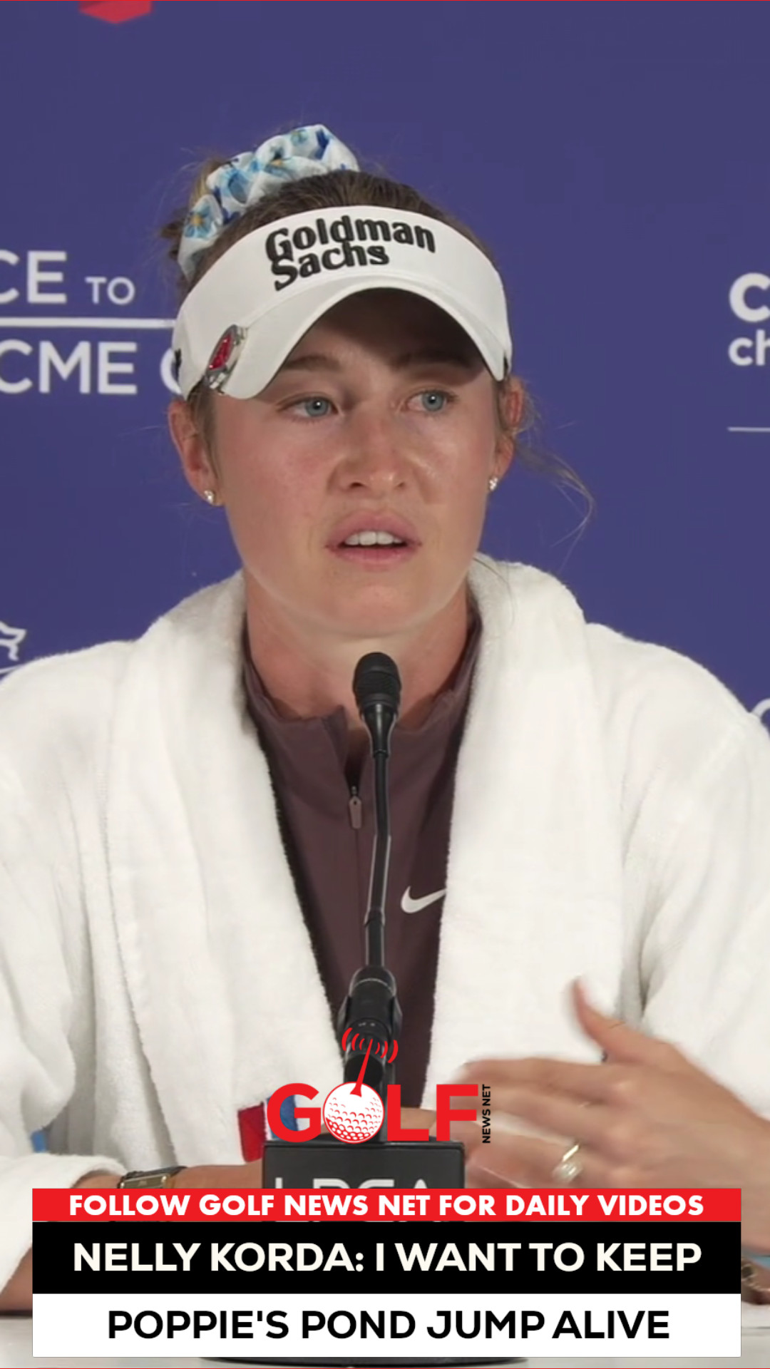 Nelly Korda keeps Poppie's Pond tradition alive at 2026 Chevron ...