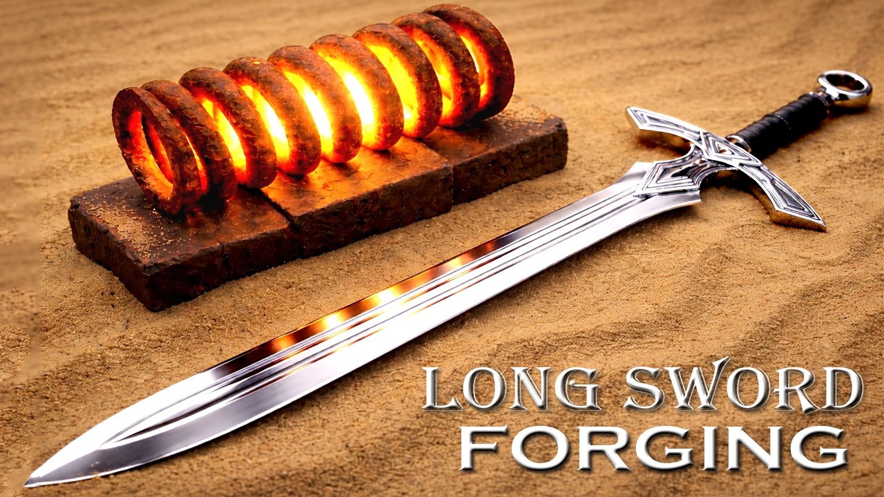 Forging a massive spring into a legendary longsword
