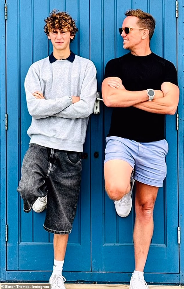 Simon Thomas reveals his shame when his young son discovered his alcoholism