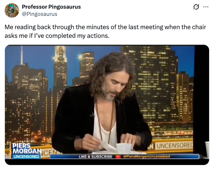 This 17-second video of Russell Brand is going mega viral, and people ...