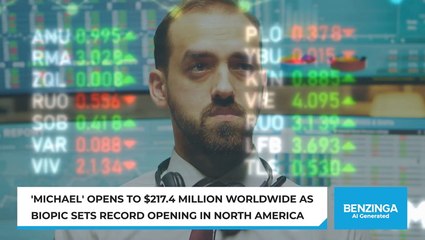 'Michael' marks record debut