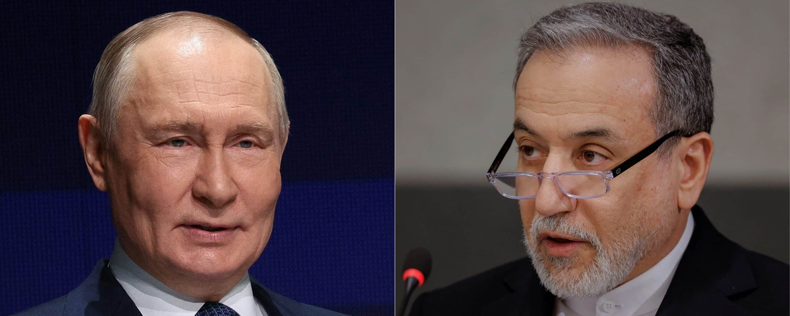 Iran FM blames US for failure of talks as he meets Putin