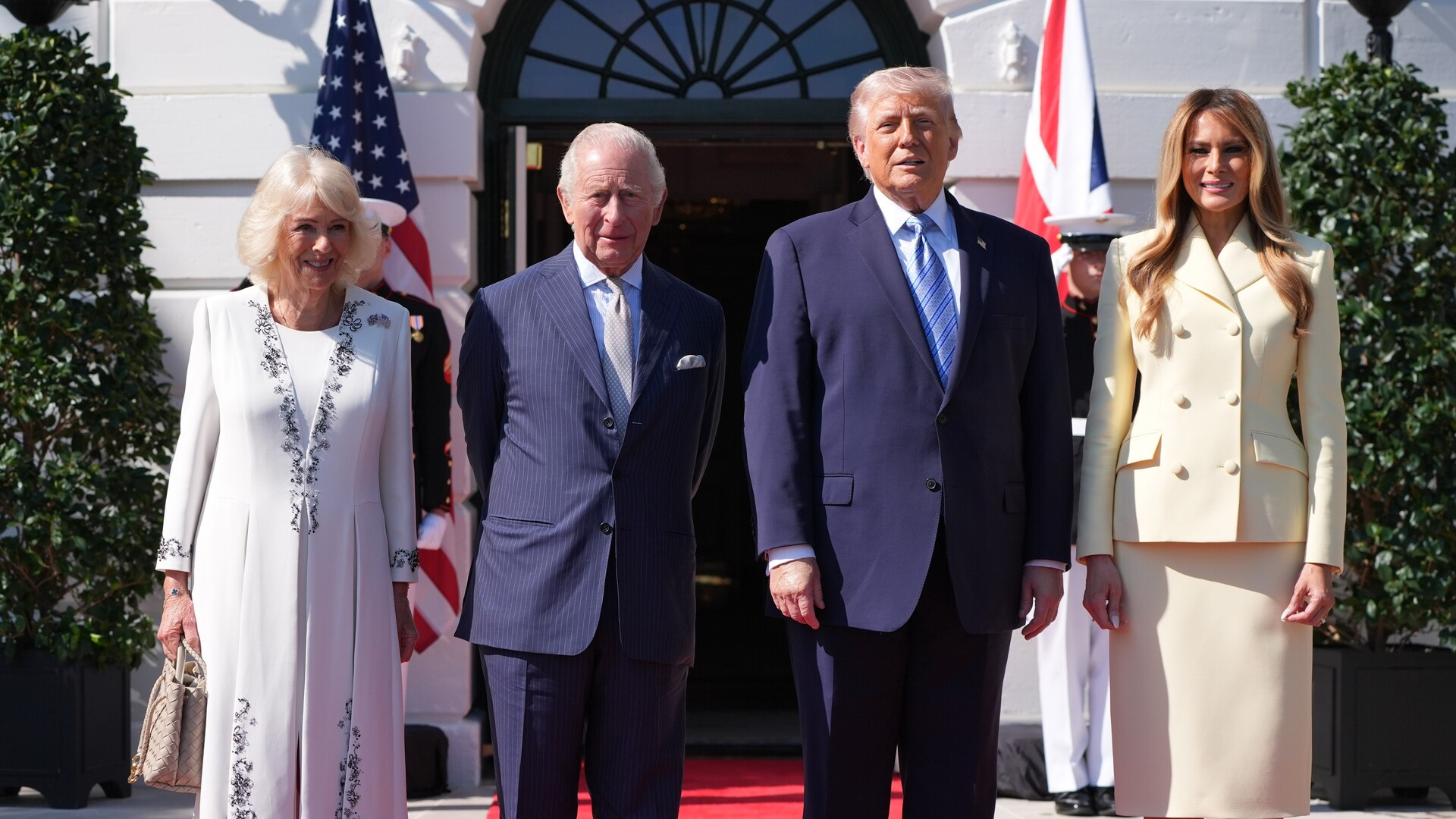 ‘A lot of symbolism’: King Charles and Queen Camilla meet Trump at ...