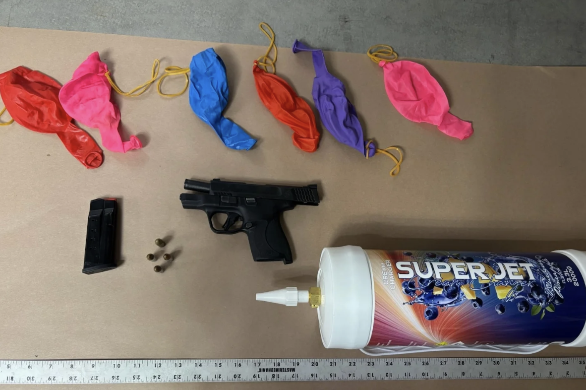 Loaded gun and drug paraphernalia found during Ocean Avenue vehicle search