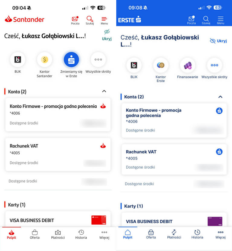 Santander to już Erste. Tak zmieni się aplikacja mobilna na twoim ...