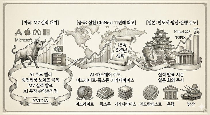 ‘전쟁 면역력’ 높아진 美中日 증시…AI 백신 맞고 상승랠리[글로벌 레이더]