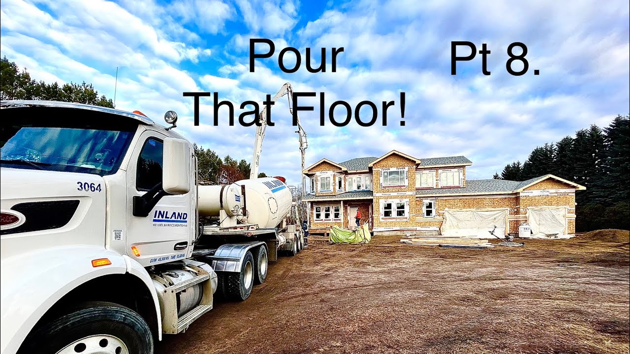 Concrete floors and sustainable ideas for the home build part 8