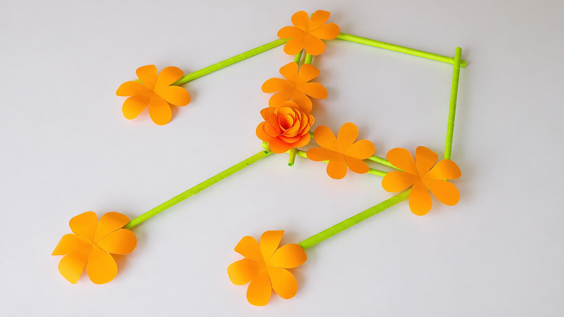 DIY paper wall hanging decor for home tutorial