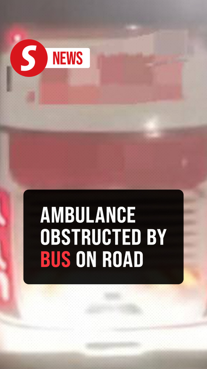 Cops hunting bus driver who obstructed ambulance