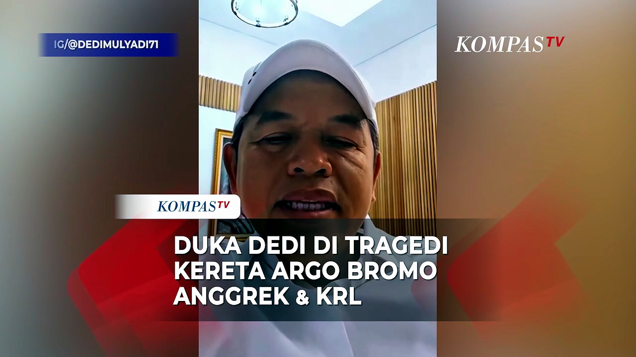 Duka Dedi Mulyadi Soroti Taksi Listrik di Tabrakan Kereta Argo Bromo ...