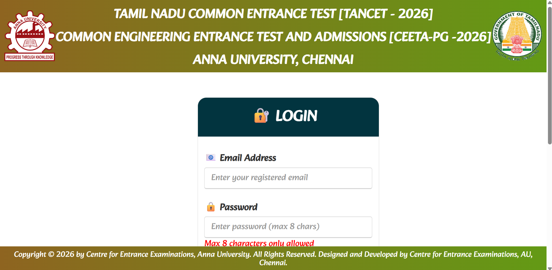 Anna University releases TANCET, CEETA-PG 2026 hall ticket: Direct link ...