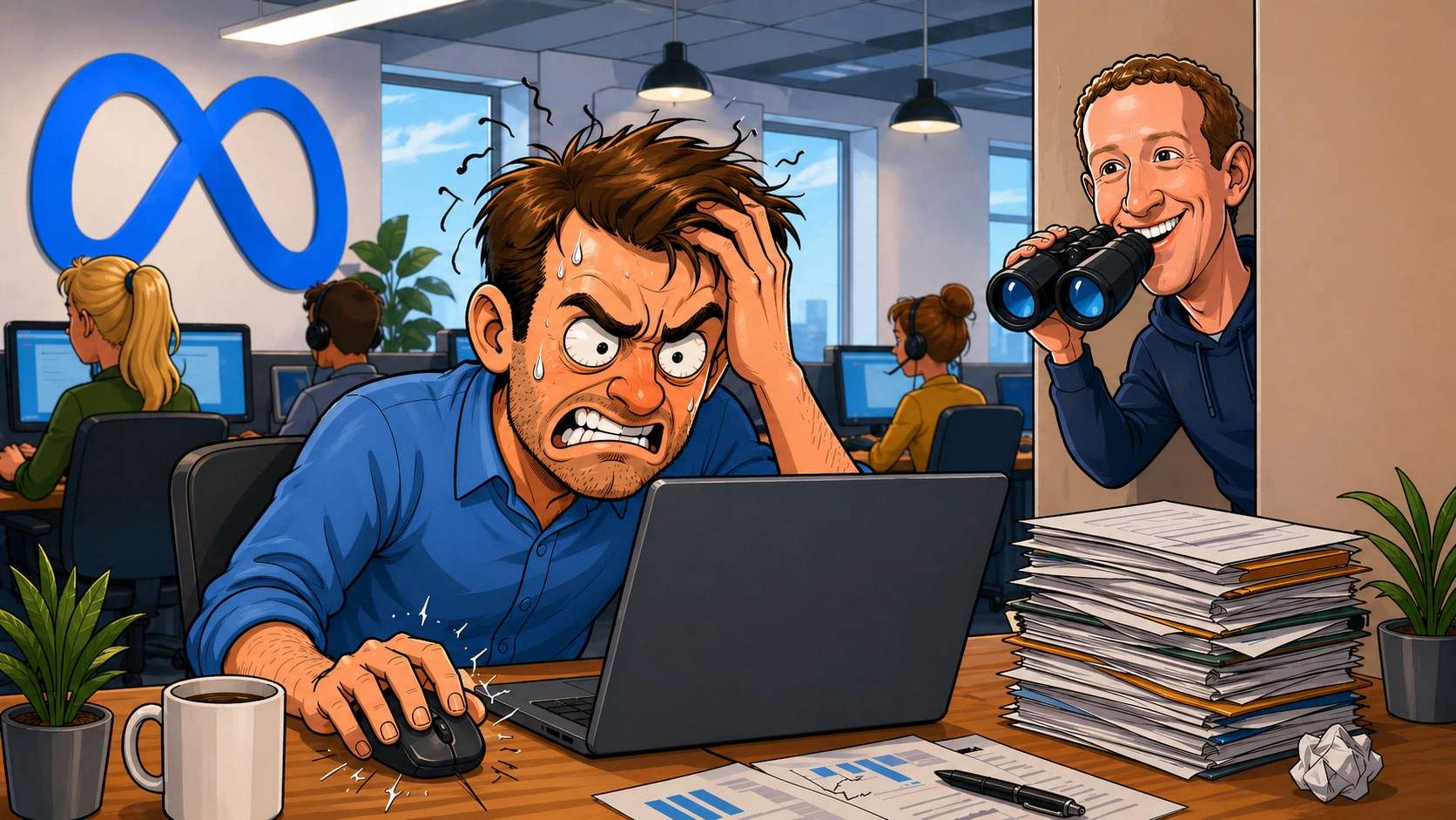 Meta bude sledovat své zaměstnance. AI se díky tomu postupně naučí, co ...