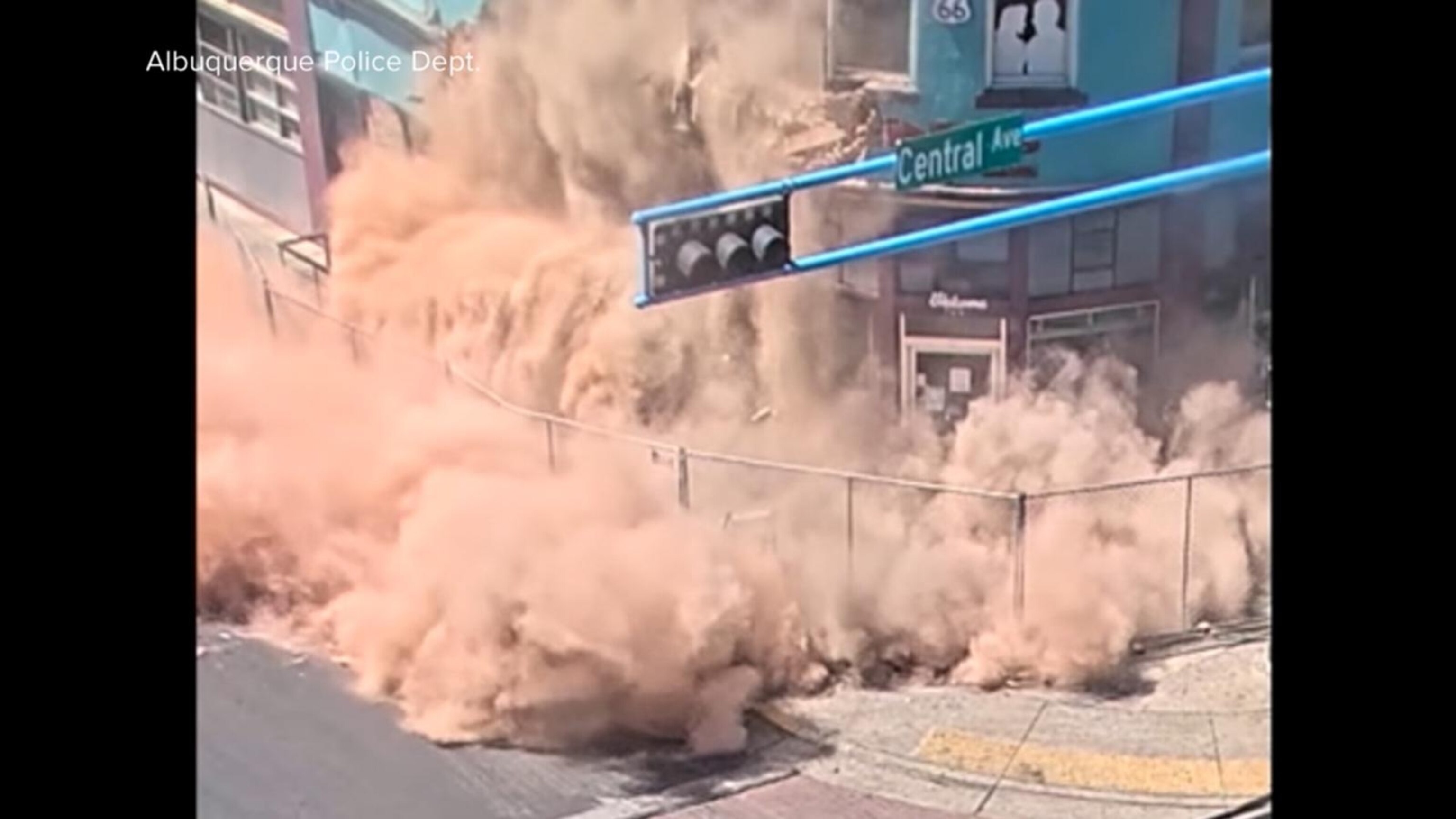 New Mexico diner deemed unsafe by partially collapses