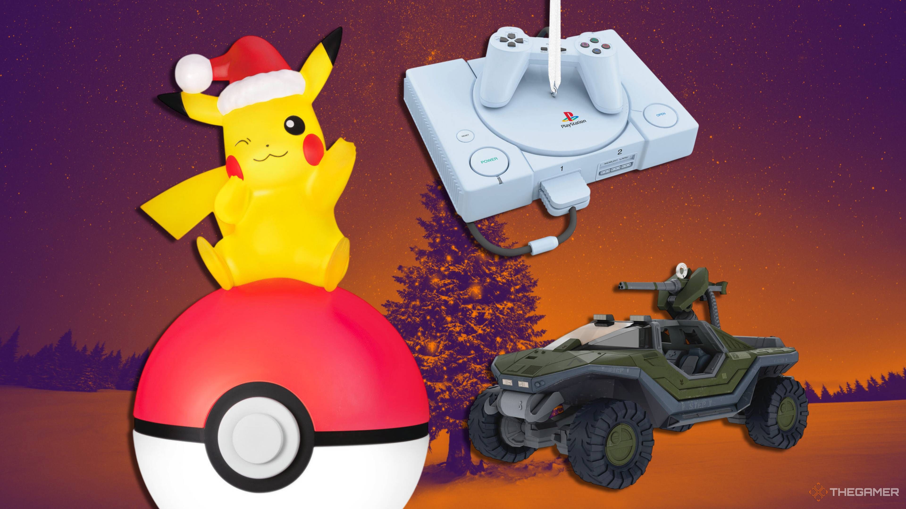 Hallmark's 2026 ornaments include a PS1, Halo's Warthog, and a $90 Poke ...