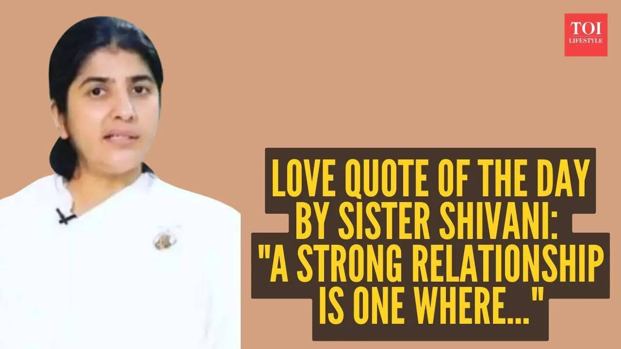 Love quote of the day by Sister Shivani: "A strong relationship is one ...
