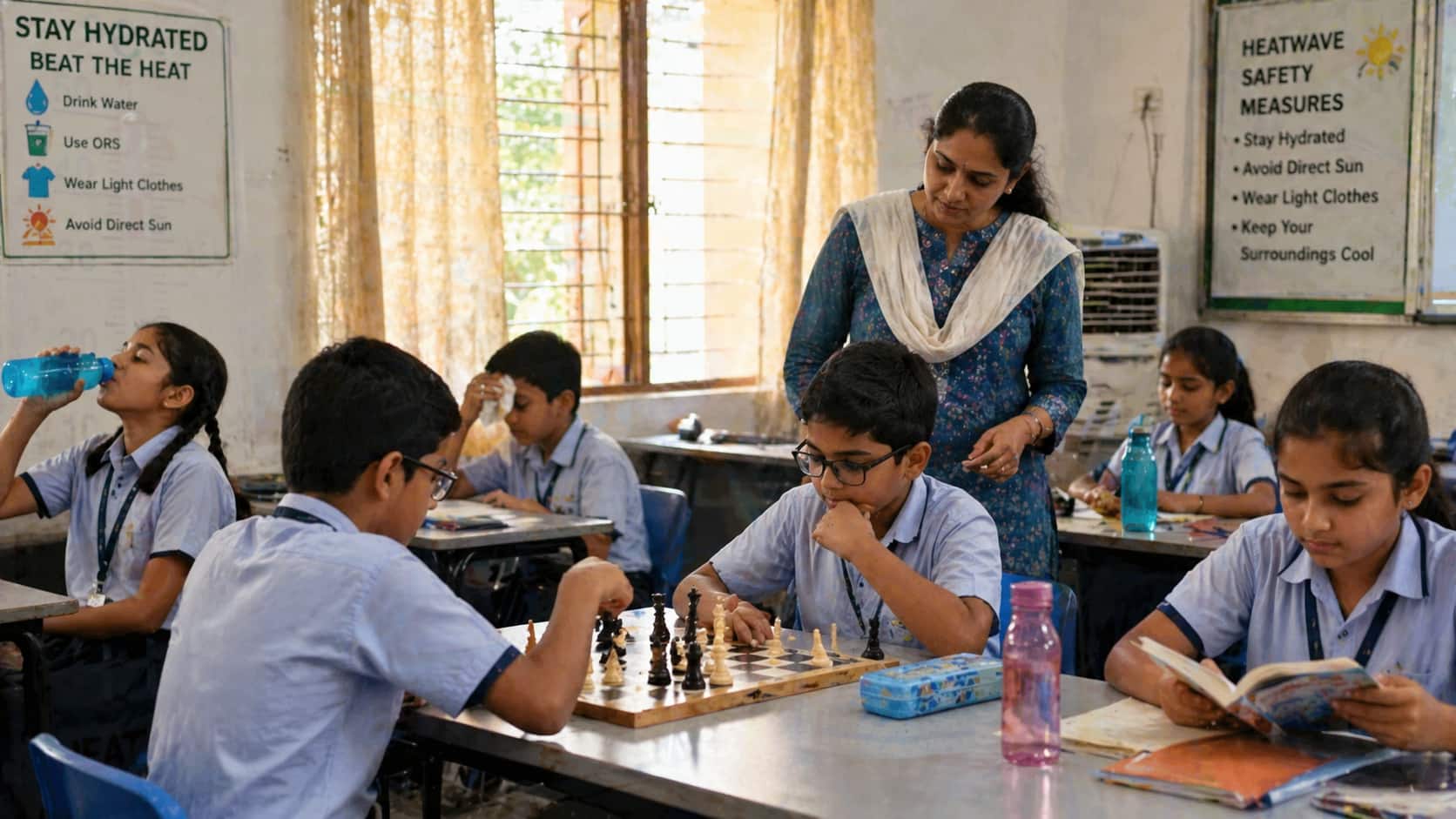 Delhi schools suspend outdoor activities amid heatwave, early closure ...