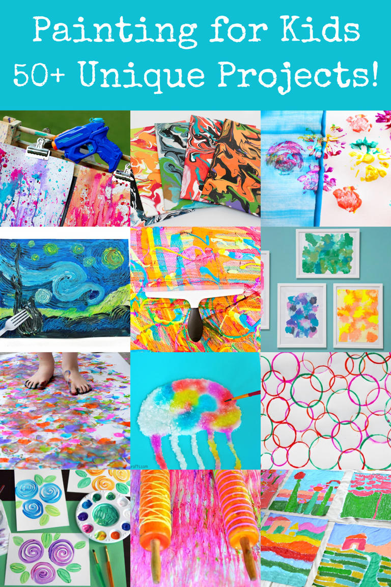 50+ painting ideas for kids (fun & easy art projects)