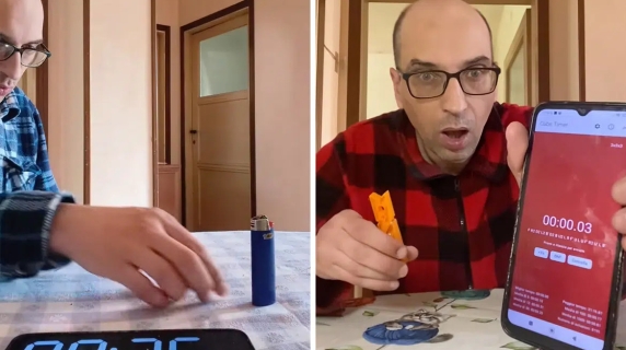 Un uomo dai riflessi fulminei si proclama “il più veloce del mondo”: i ...