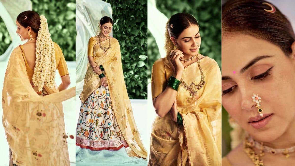 Genelia Deshmukh’s Raja Shivaji promotional look is a love letter to ...