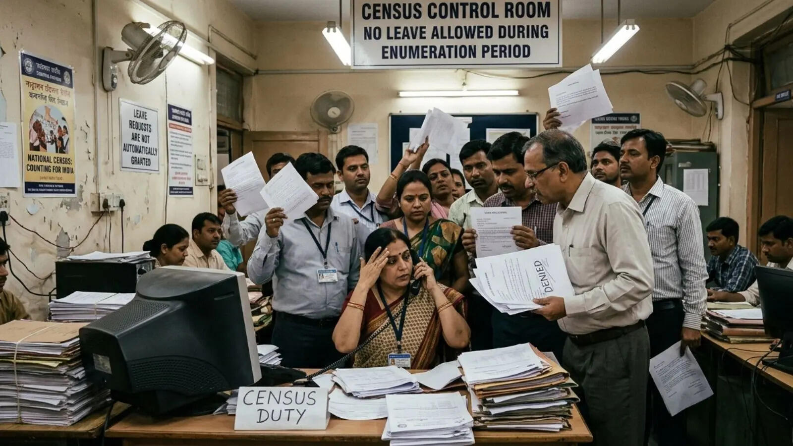 गाजियाबाद में जनगणना ड्यूटी से बचने की होड़, बहानों से लेकर नेताओं तक ...