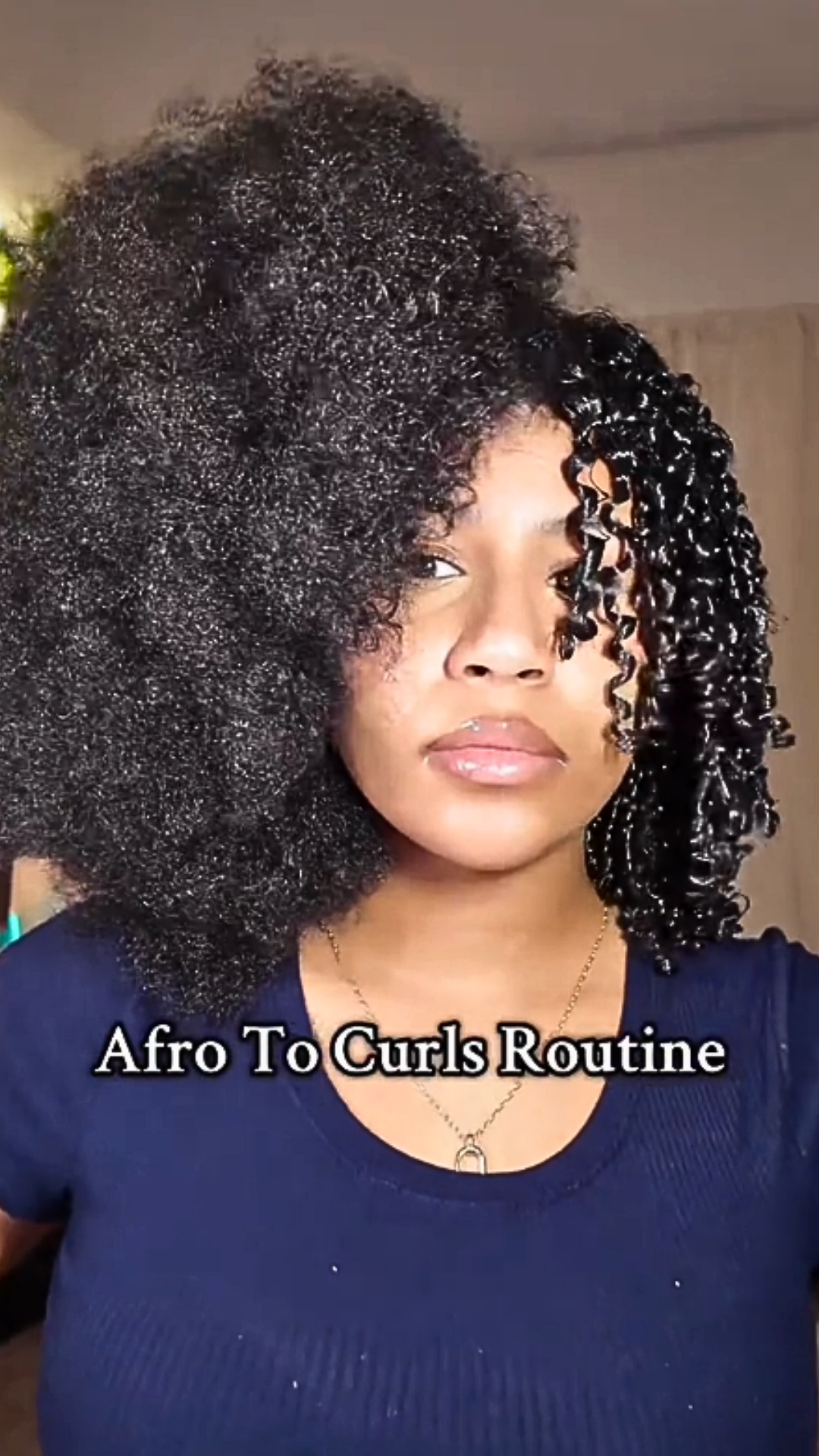 How I turned my afro into defined curls