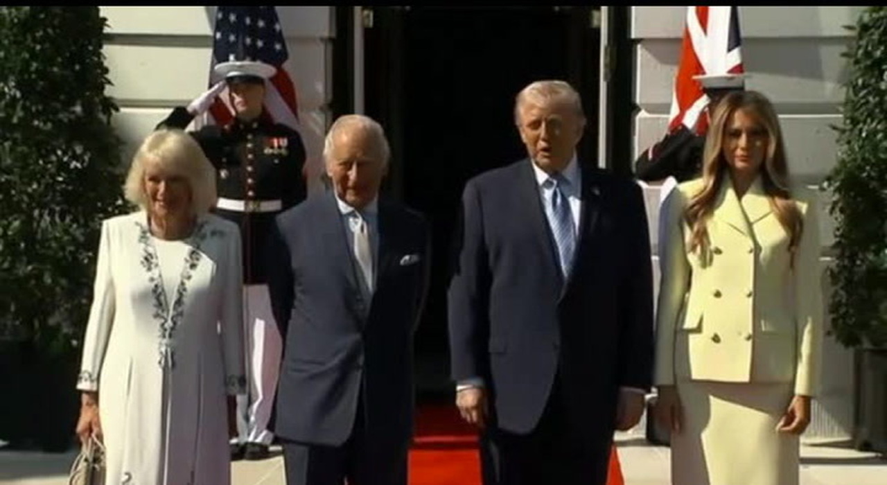 Re Carlo e Camilla negli Stati Uniti: l'incontro con Trump e Melania e ...