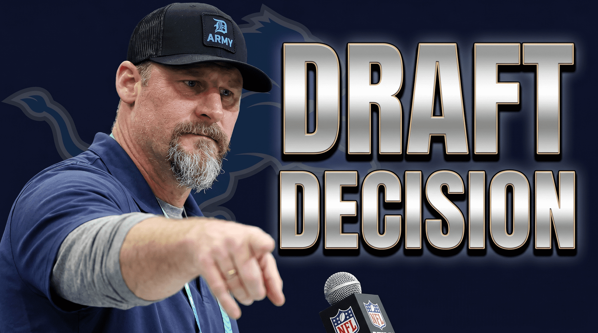 What does Dan Campbell think of Lions' surprising Round 1 pick?