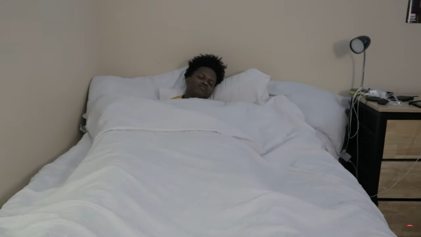 Me every time I try to sleep 😭🔥 Freezing without a blanket ️🥶 but ...