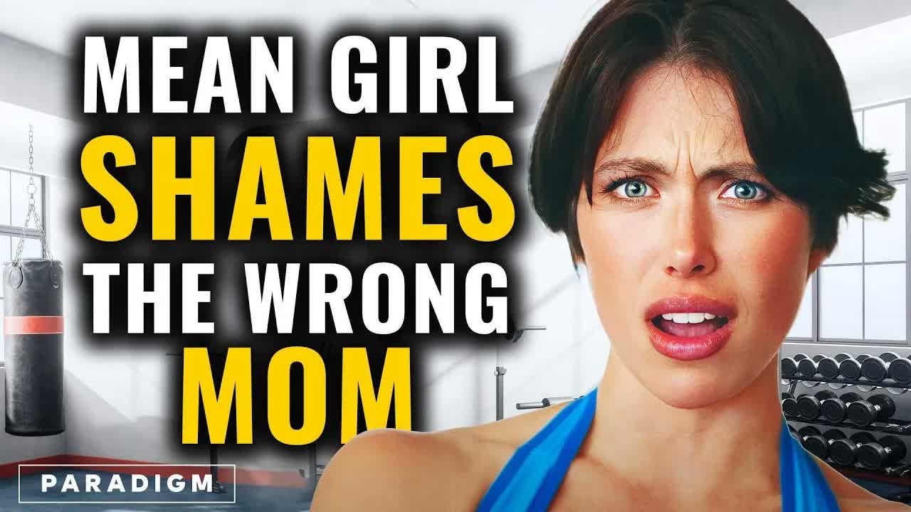 Rich girl bullies poor mom in front of daughter