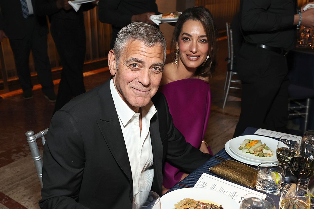 George Clooney says his twins Alexander and Ella, 8, are 'slowly ...