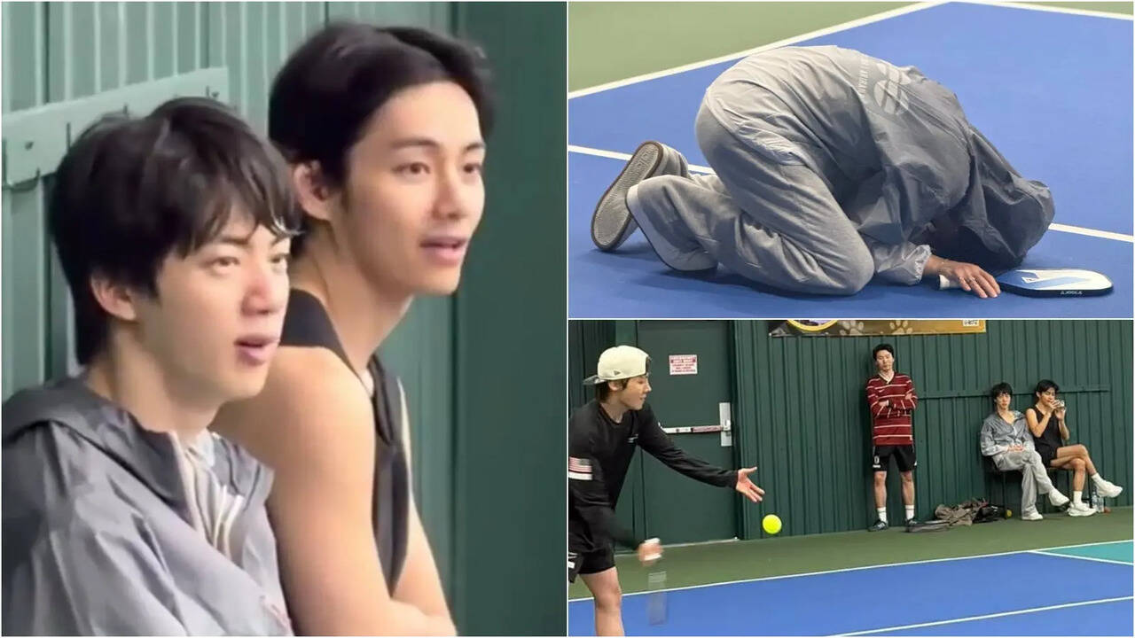 BTS's Jin crowns V 'pickleball master' during Tampa break