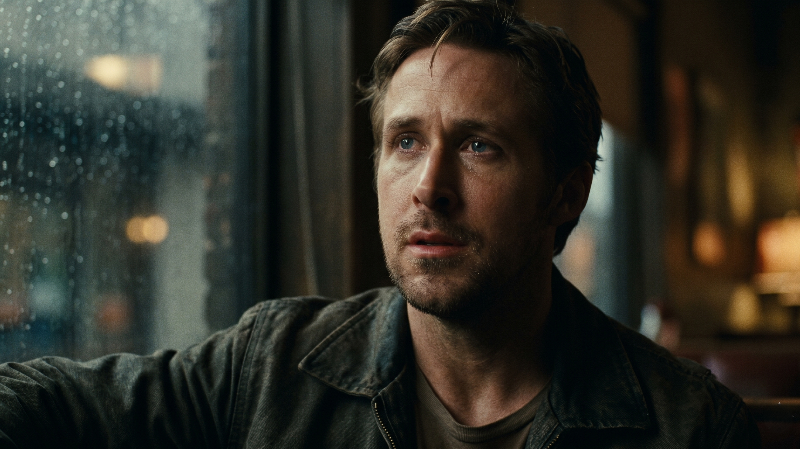 Ryan Gosling performed emotional scenes with a non-human co-star