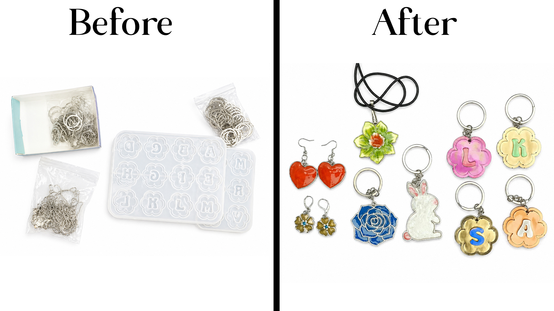 This resin jewellery kit was better than expected