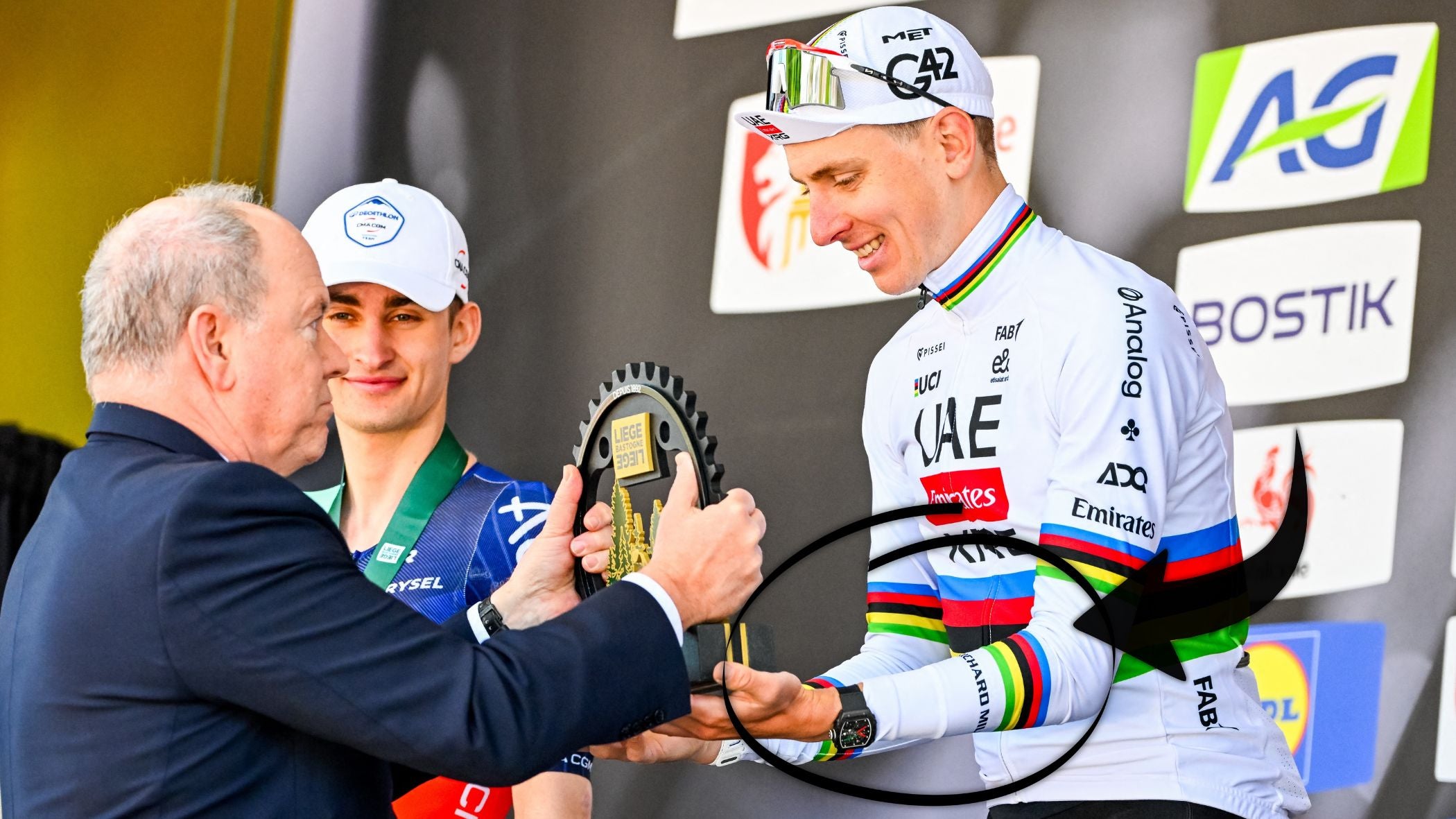 Why the UCI fined Pogačar $5K, then rescinded it